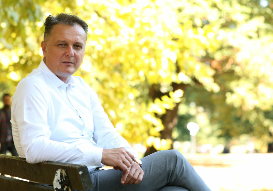Dražen Vrhovac, zamjenik predsjednika Gradskog odbora SNSD-a Prijedor ...